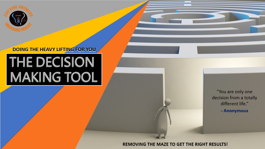 The Decision Making Tool for Self-Empowerment – Edifying Answers